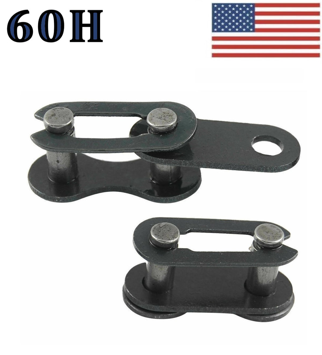 #60H Connecting Link (10 pack) for #60 Heavy roller chain 3/4" Pitch M ...